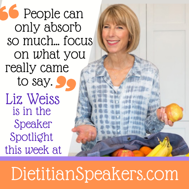 Speaker Spotlight – A Dietitian’s Guide to Professional Speaking