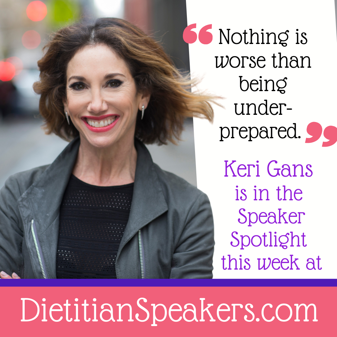 Spotlight on Dietitian Speaker Keri Gans – A Dietitian’s Guide to ...